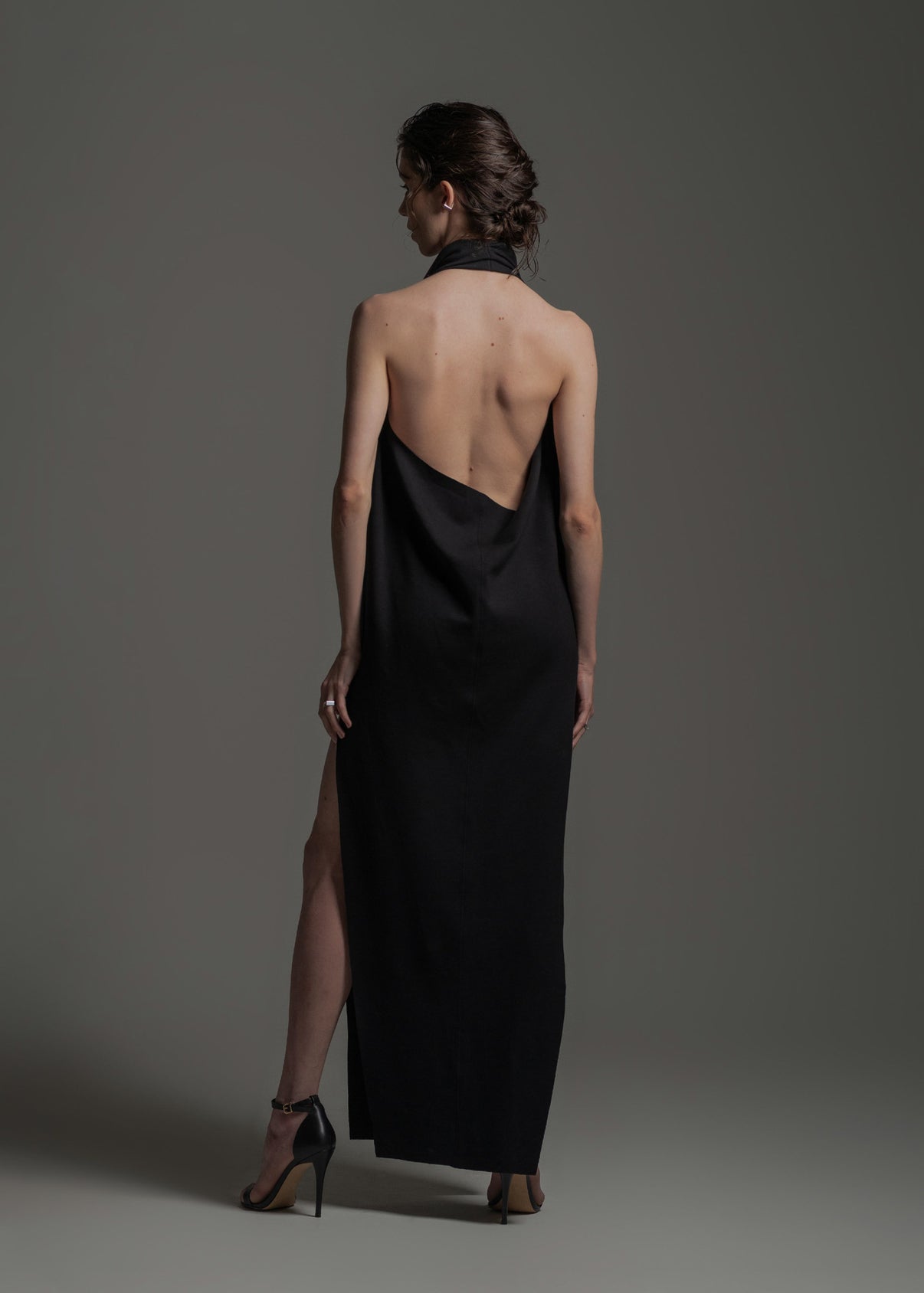 Vestido Eve preto em viscose – Muese